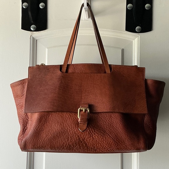 Massimo Dutti | Bags | Massimo Dutti Brown Leather Handbag | Poshmark